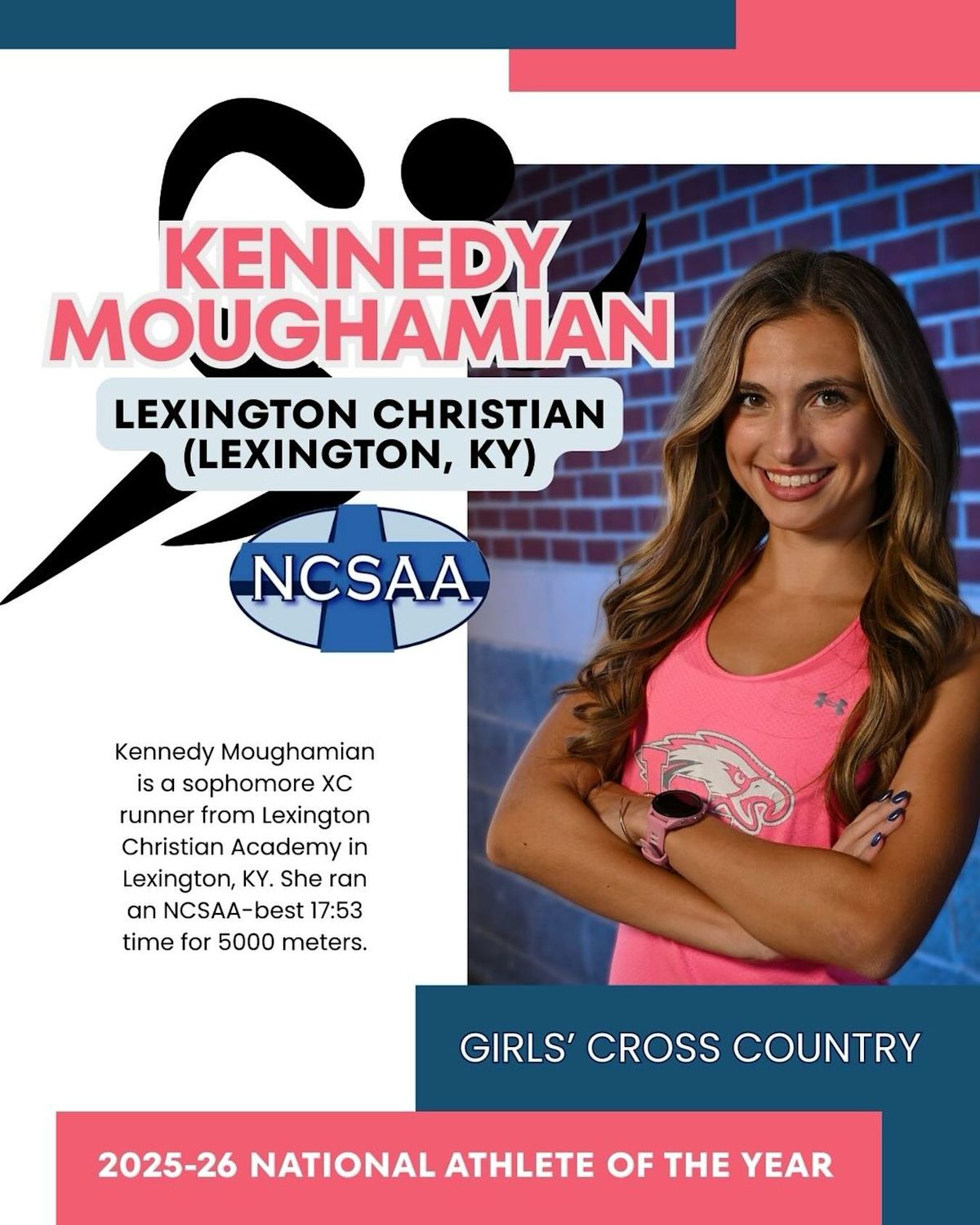LCA athlete Named 2025–26 NCSAA Girls’ Varsity Cross Country National ...