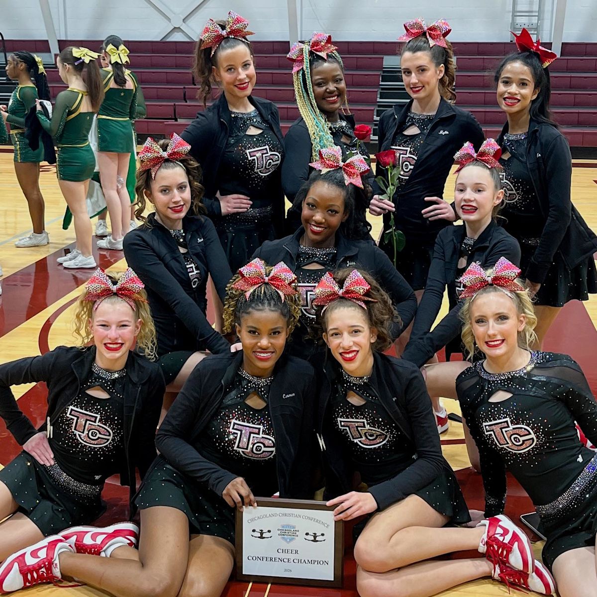 Cheer Team Wins Conference Title & Advances to Sectional Competition ...