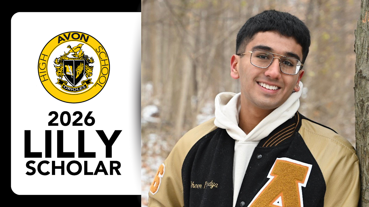 AHS Senior Wins Lilly Scholarship | Experience Avon