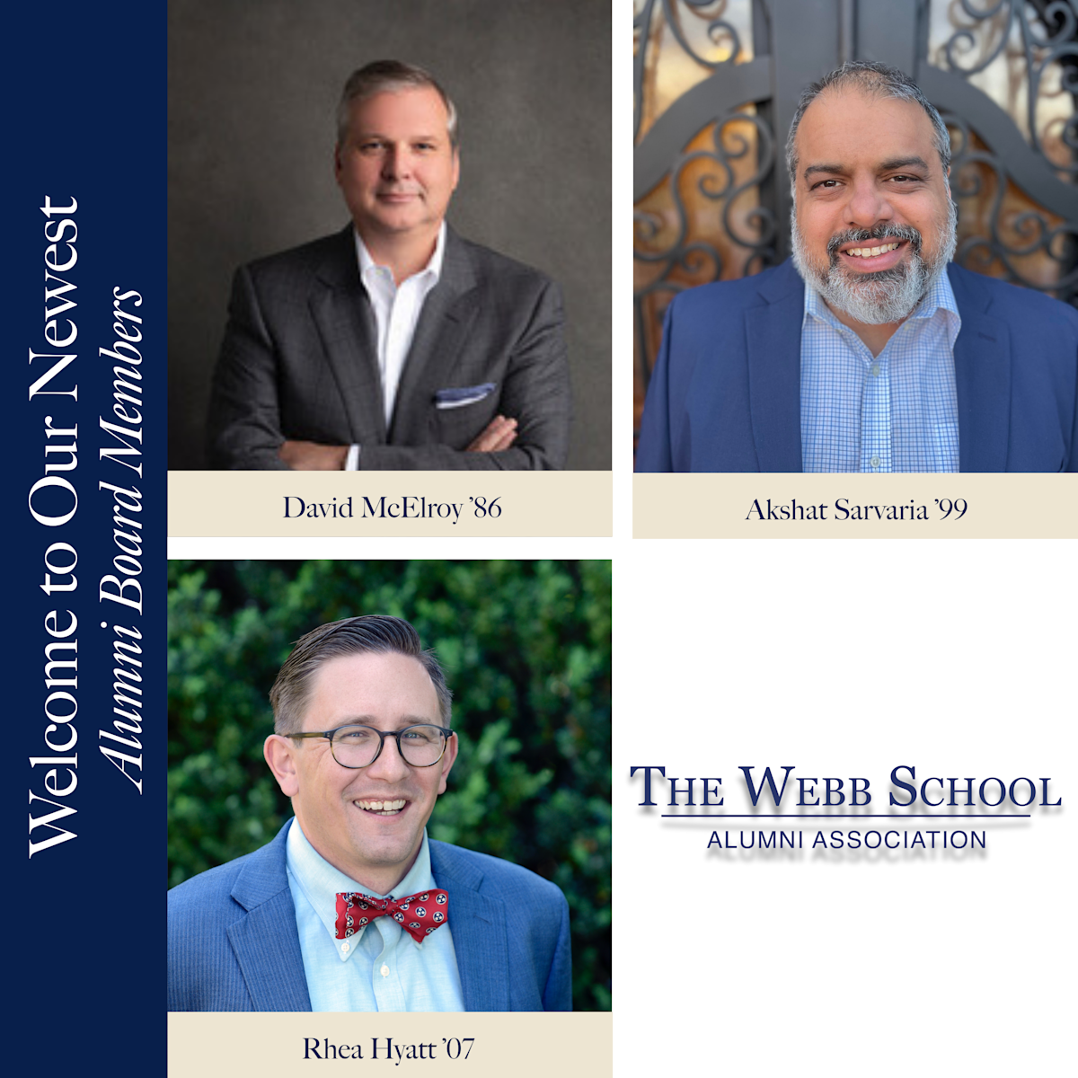 The Webb School Announces New Alumni Board Appointments and Honors ...