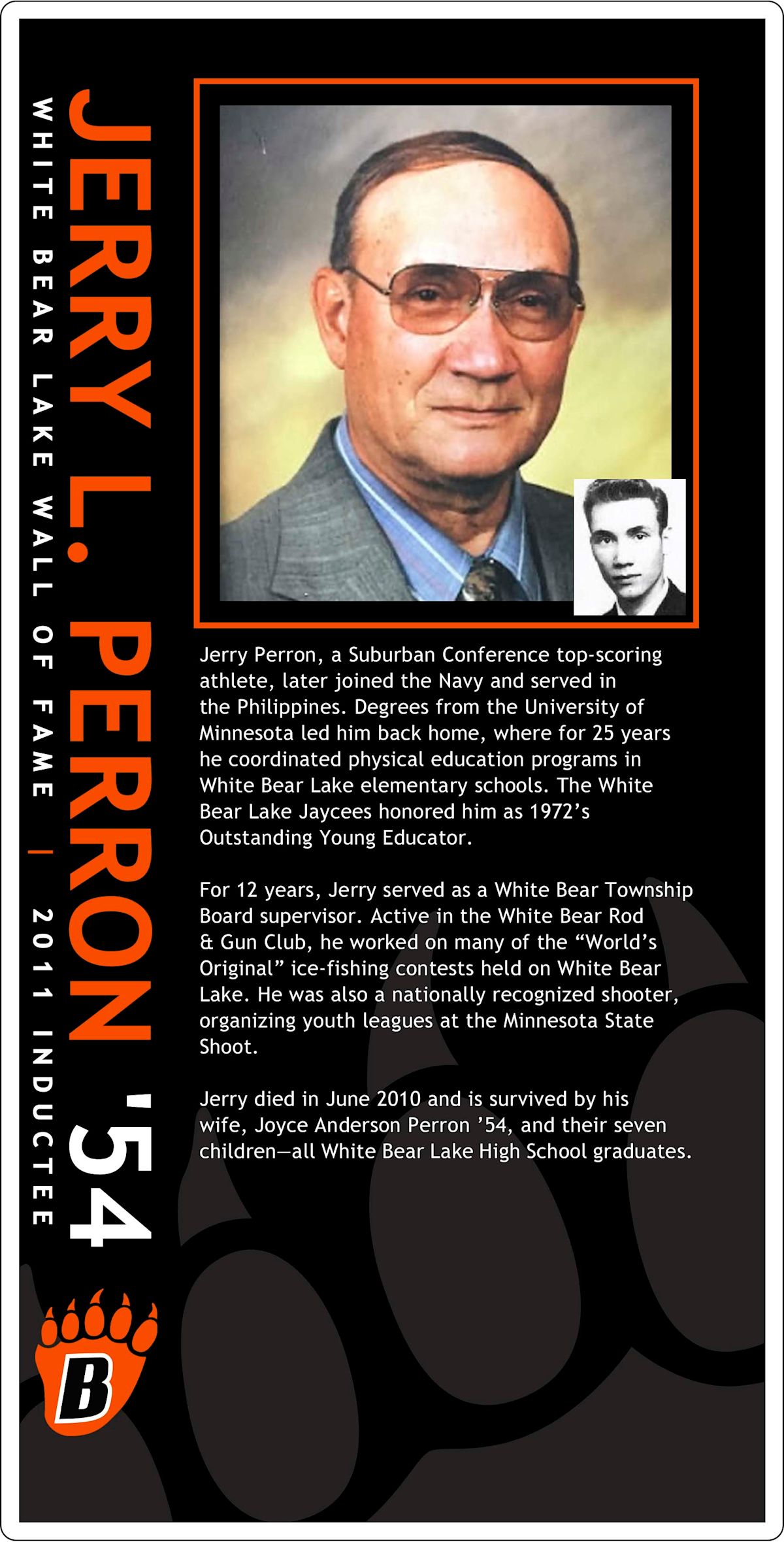 Jerry L. Perron | Wall of Fame Recipient - WBLAS High School