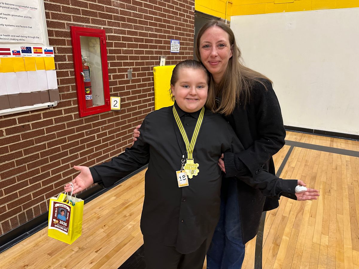 5th Grader Adam Malone Wins Spelling Bee | Elm Middle School Details