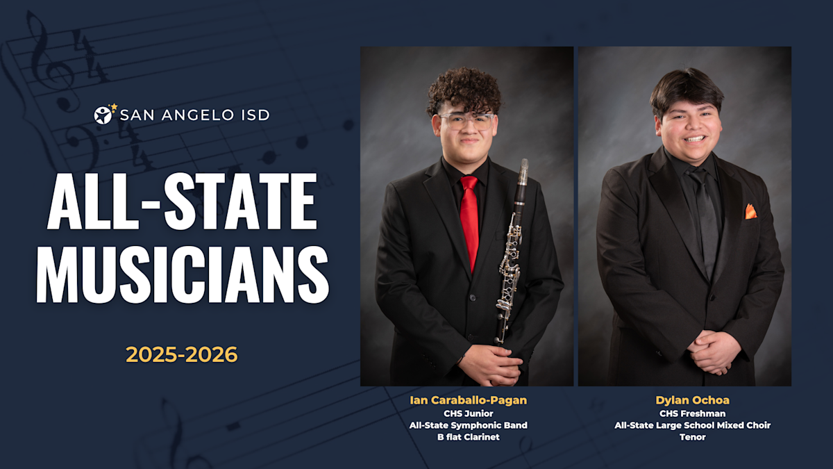 Two San Angelo ISD Students Earn Prestigious All-State Music Honors ...