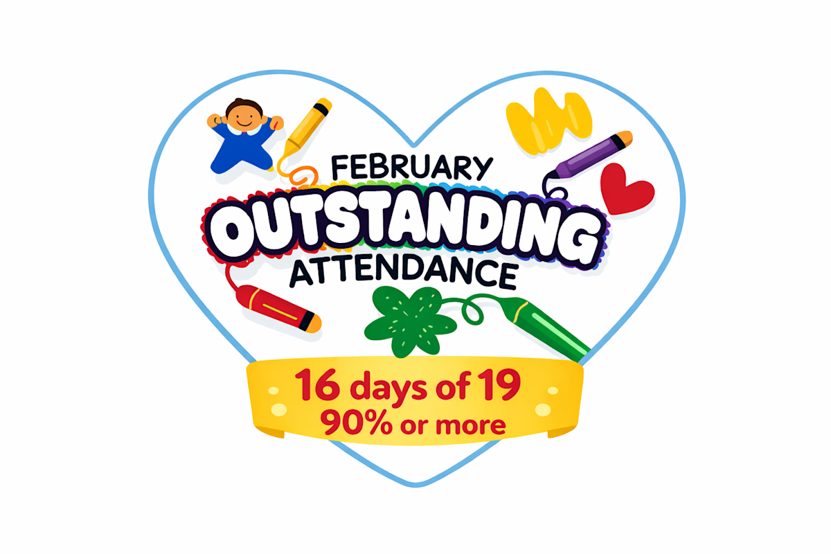 February Outstanding Attendance Brag Tag! | article