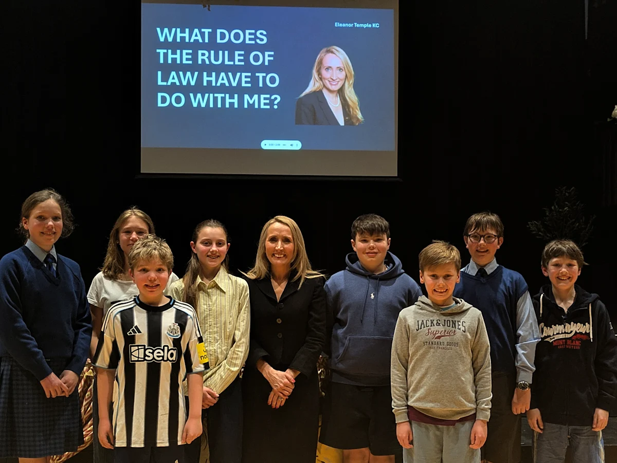 The Rule of Law: Insights from Eleanor Temple KC | News Article