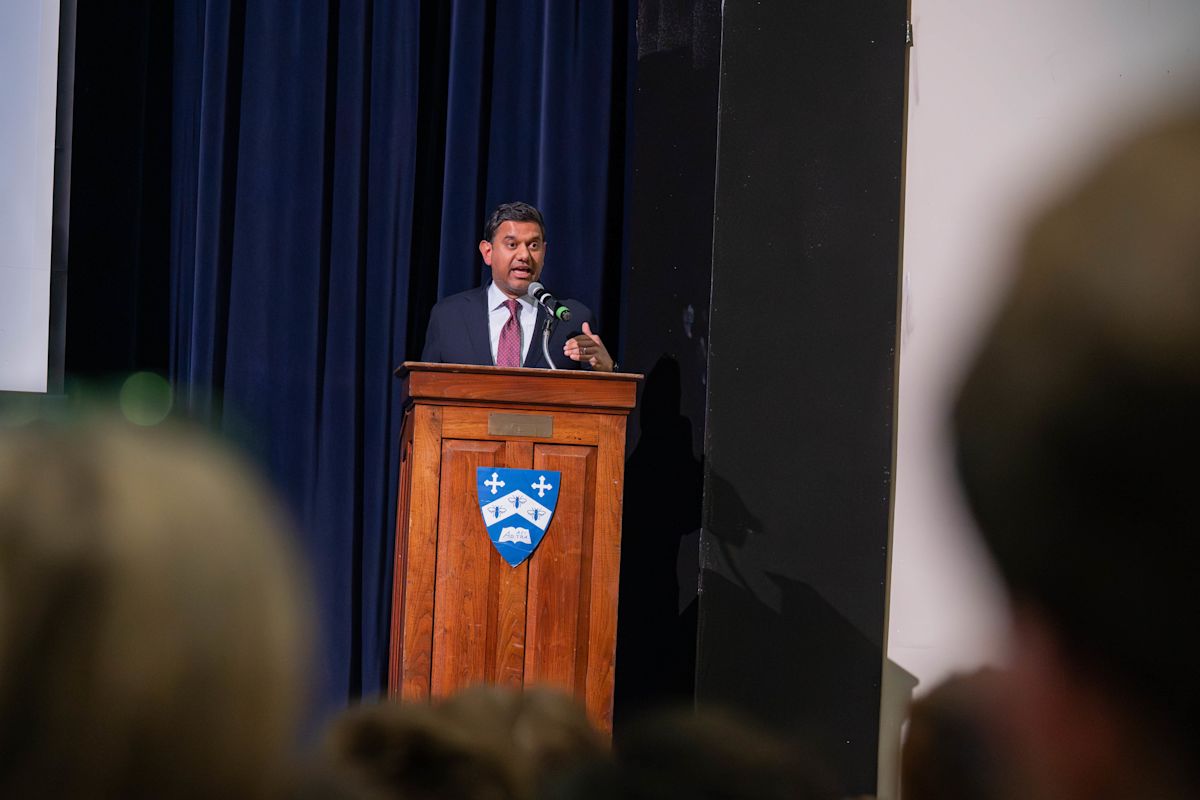 2026 Cotton Lecture: Gaurab Bansal ’96 | News and Events | Gilman School