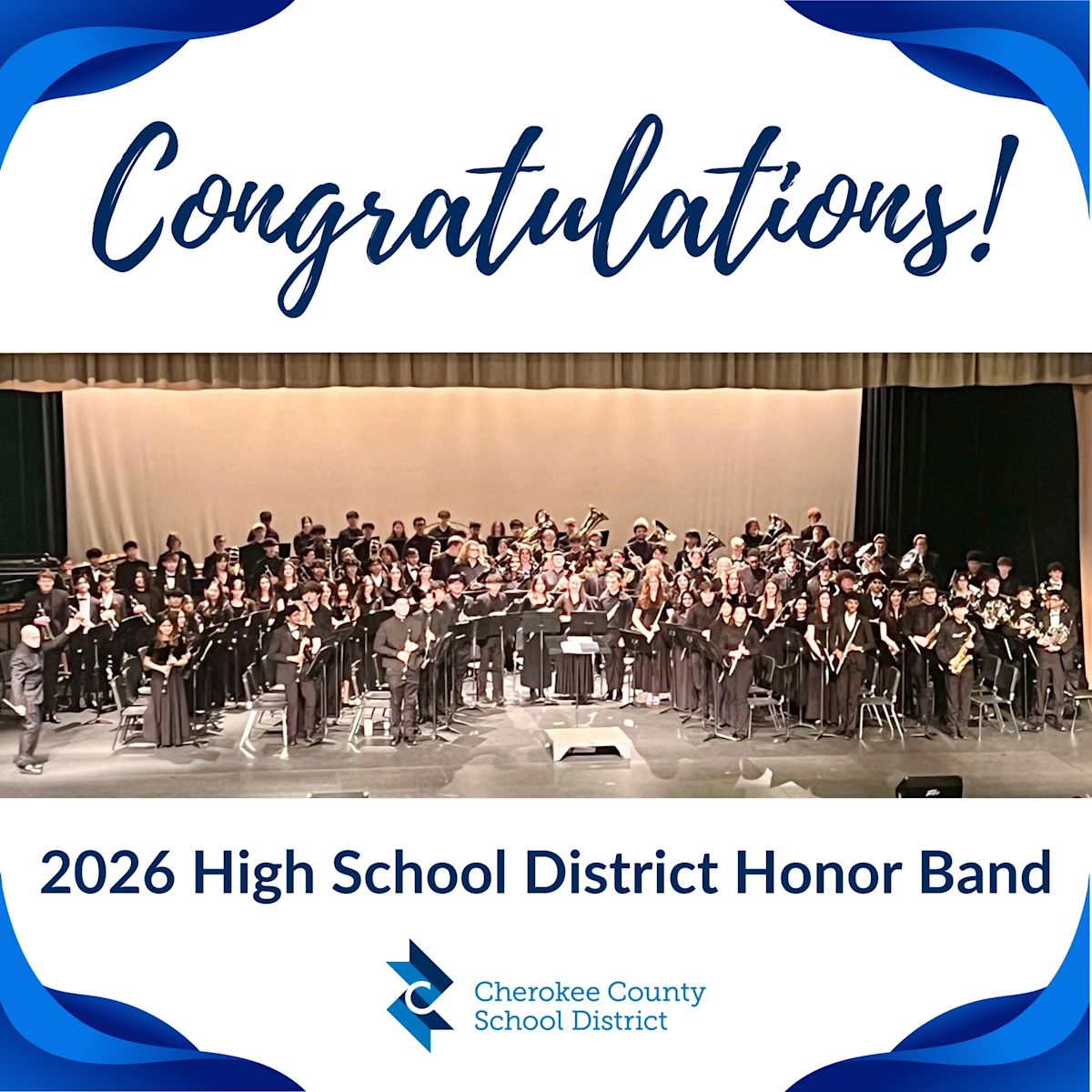 Top High School Musicians Selected for Regional Honor Band | Post Detail