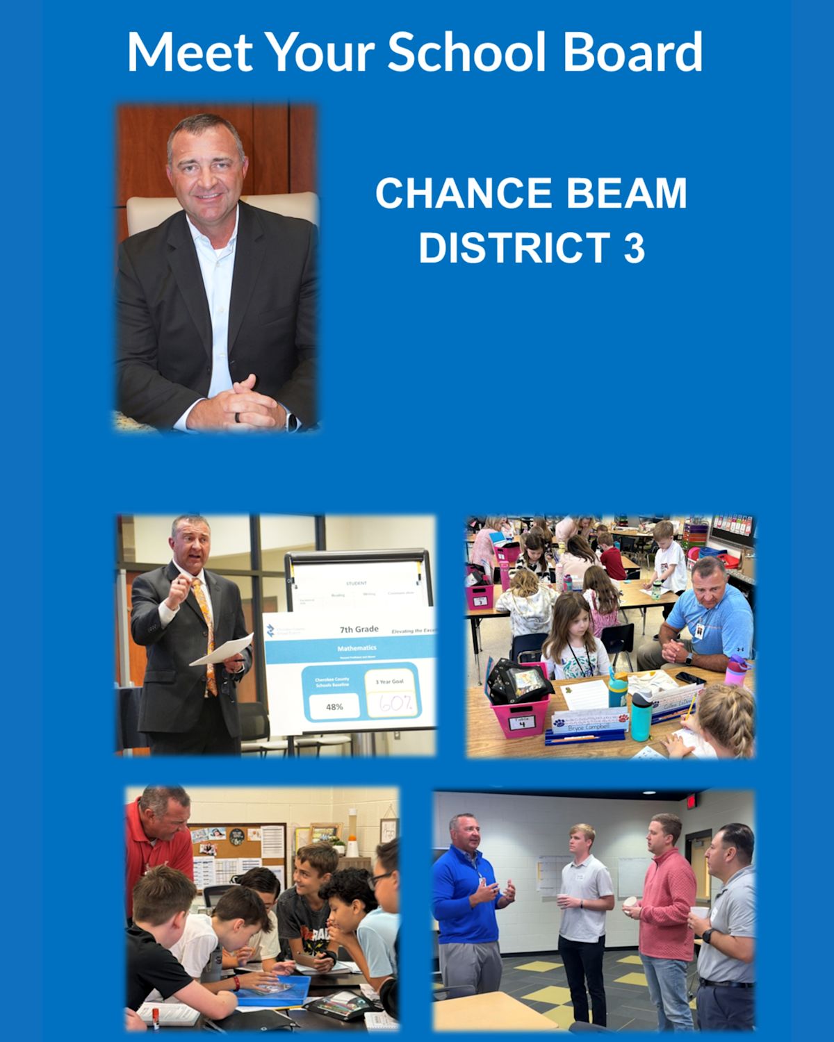 Celebrating School Board Appreciation Week: District 3 member Chance ...