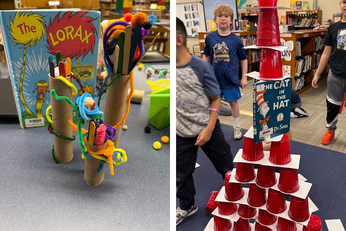 Students Celebrate Read Across America in the Library | Post Detail ...