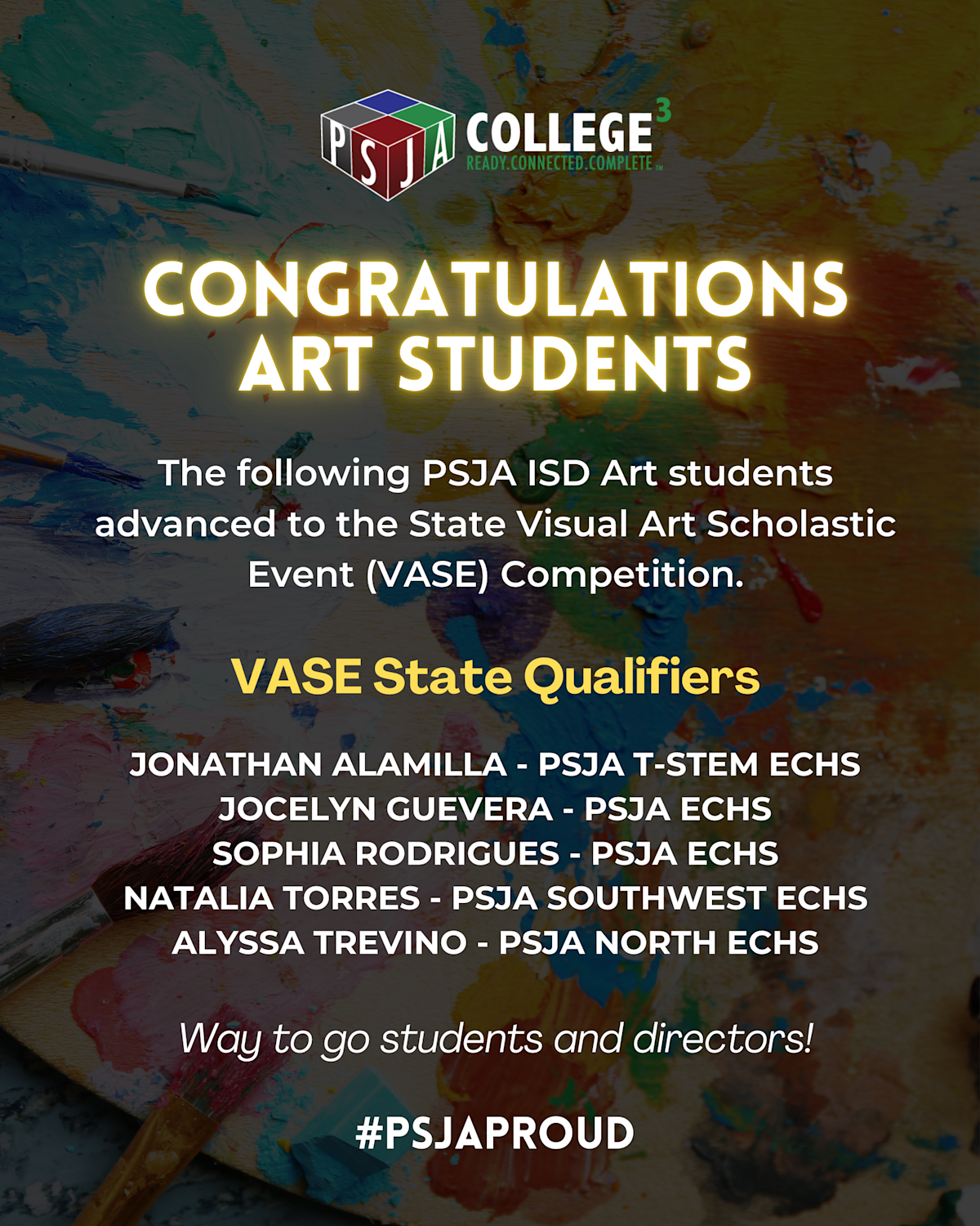 PSJA ISD Art Students Earn 75 Medals, Advance to State VASE Competition ...