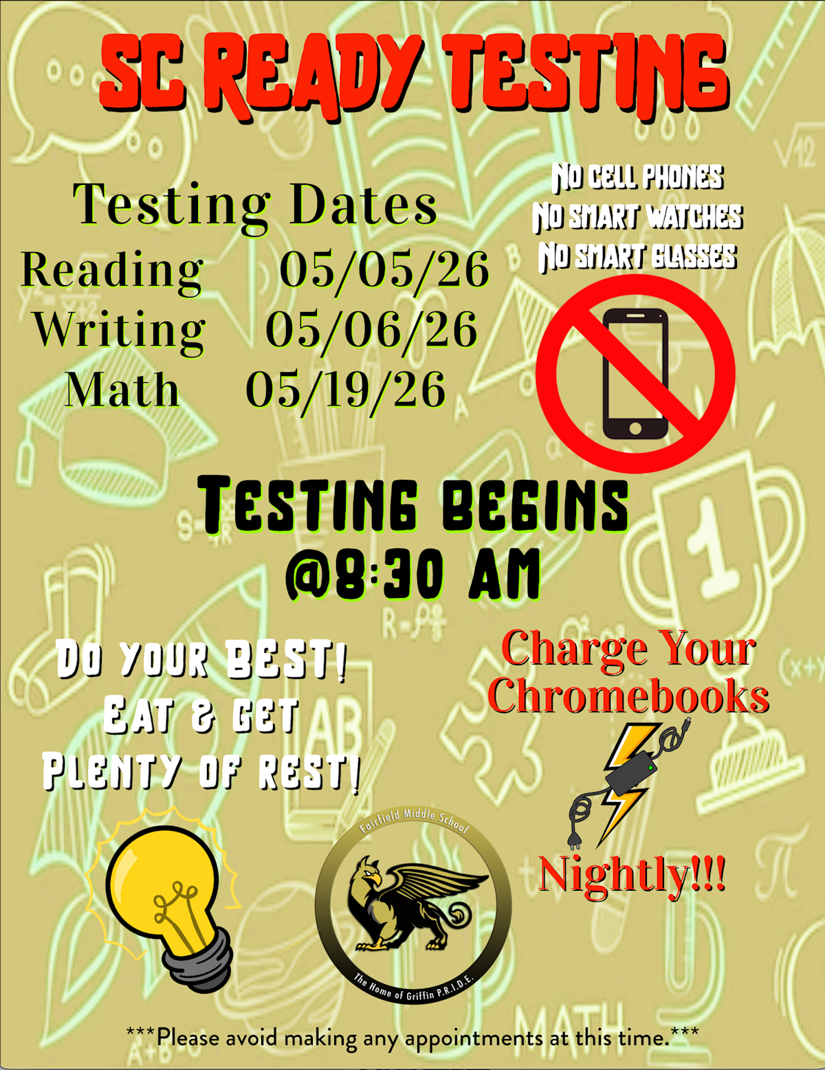 2025-2026 SCReady Testing Dates | Posts Details/Default Board Post Page