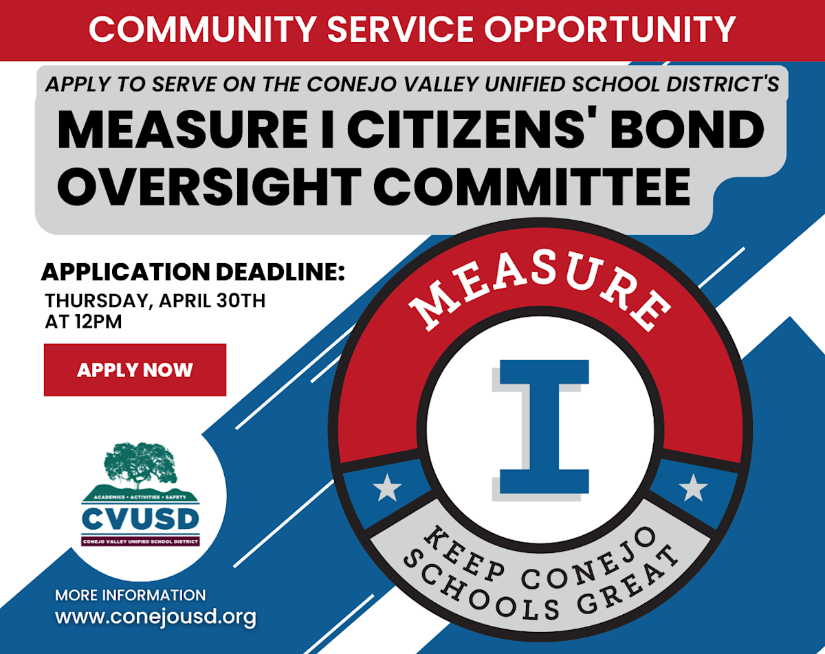 Community Service Opportunity: Our Measure I Bond Oversight Committee ...