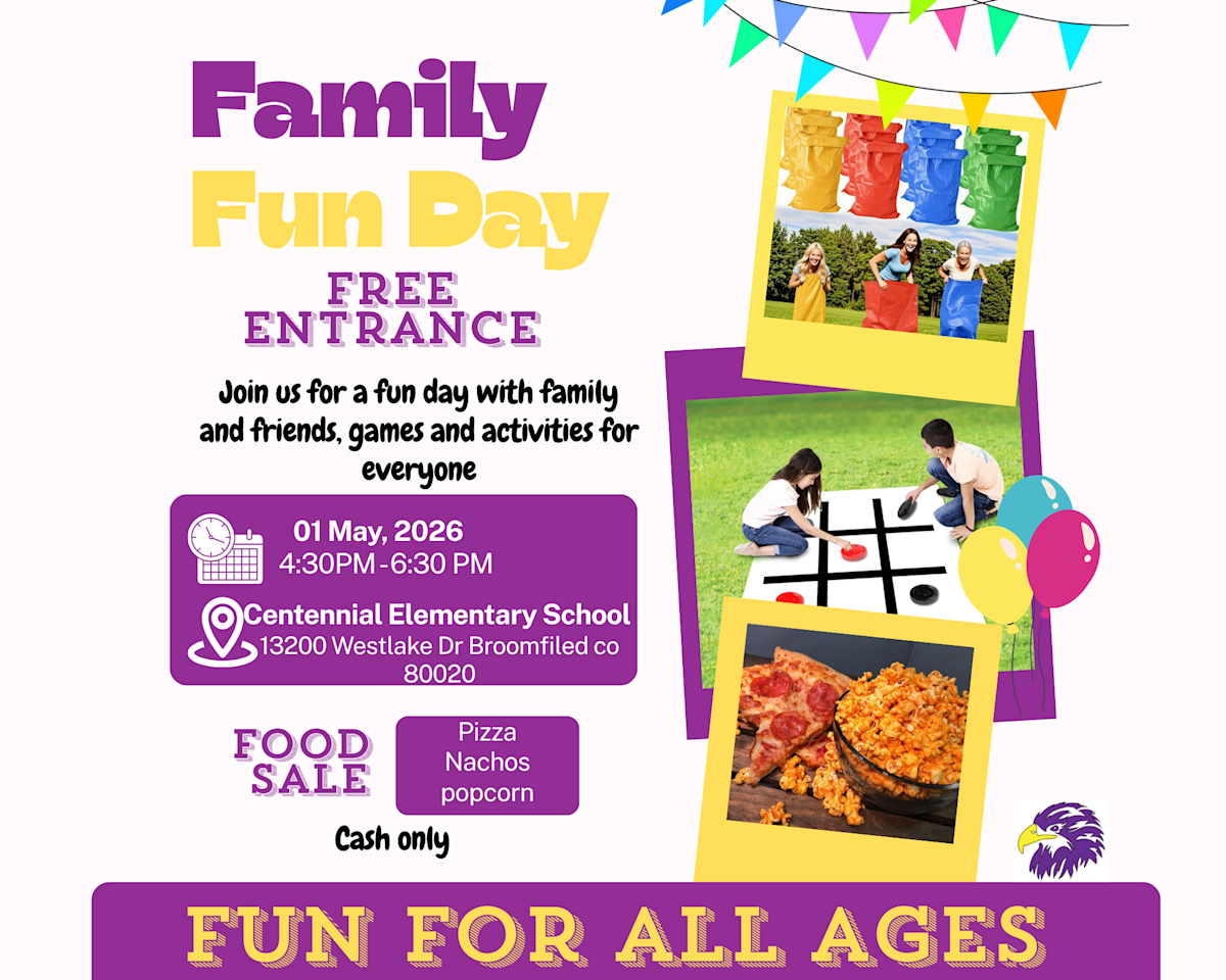 Family Fun Day! | Details - Centennial Elementary School