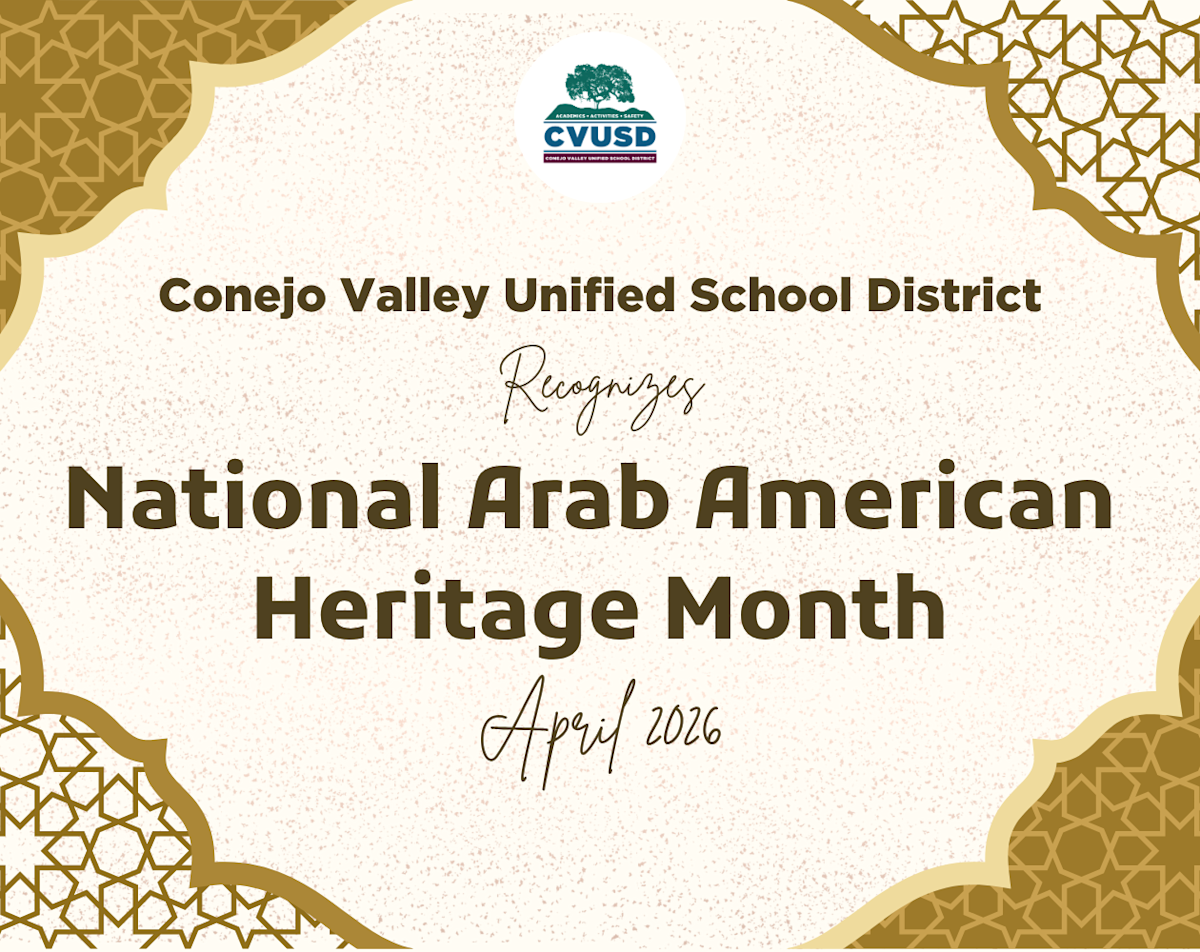 CVUSD Recognizes April as National Arab American Heritage Month | News ...
