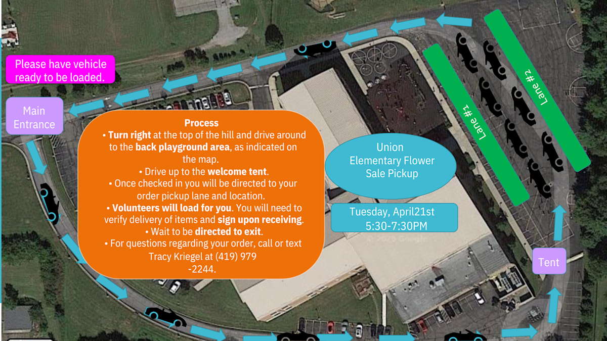 Union Flower Sale Pick-up Tuesday, April 21 | School News Detail Page