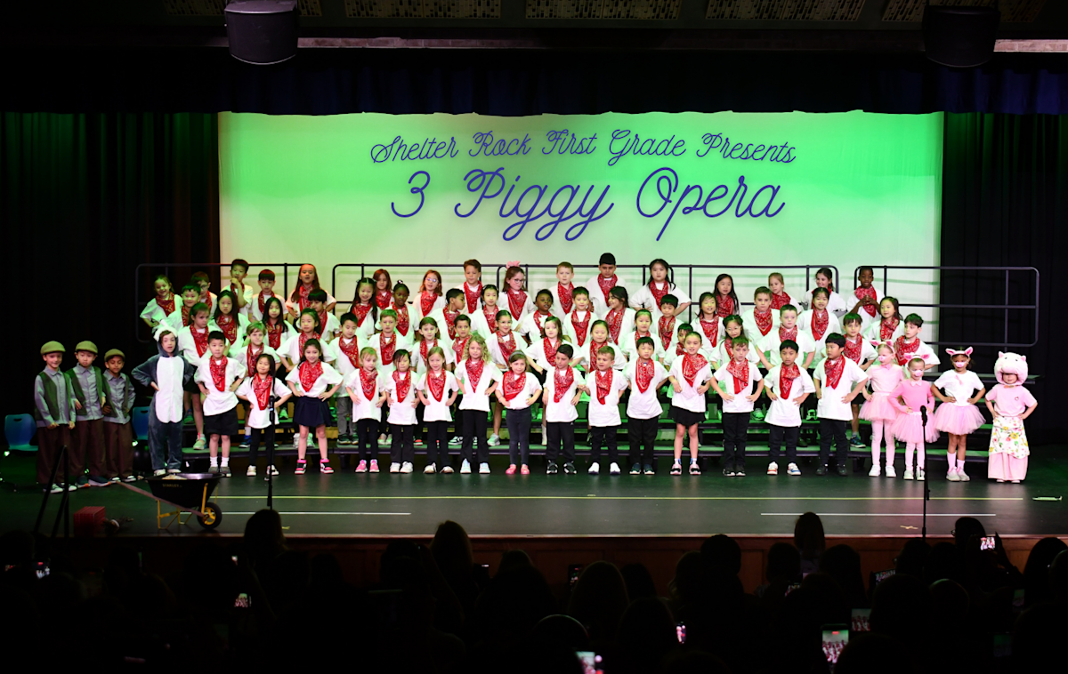 Shelter Rock First Graders Shine in "3 Piggy Opera" Performance | Post ...