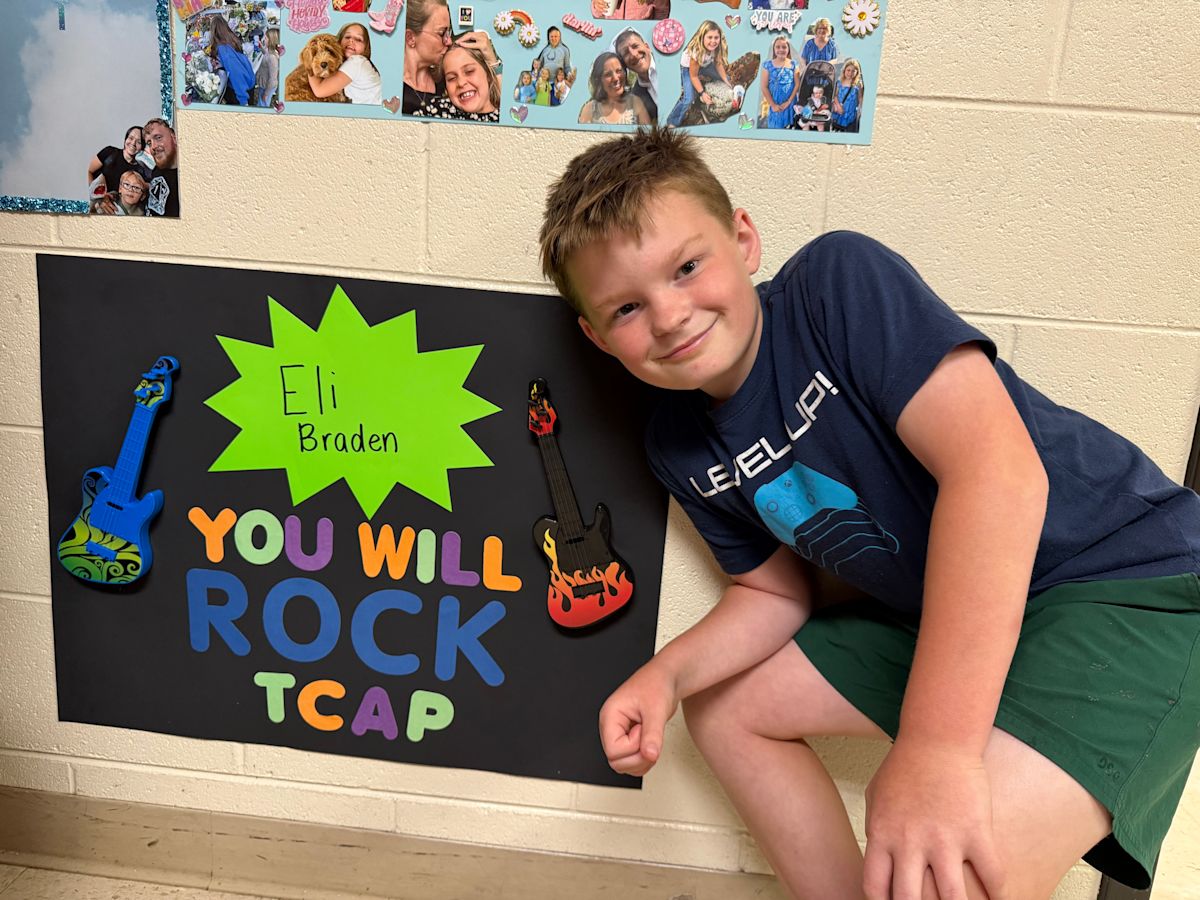 John Sevier students are cheered on with TCAP posters | Details Page