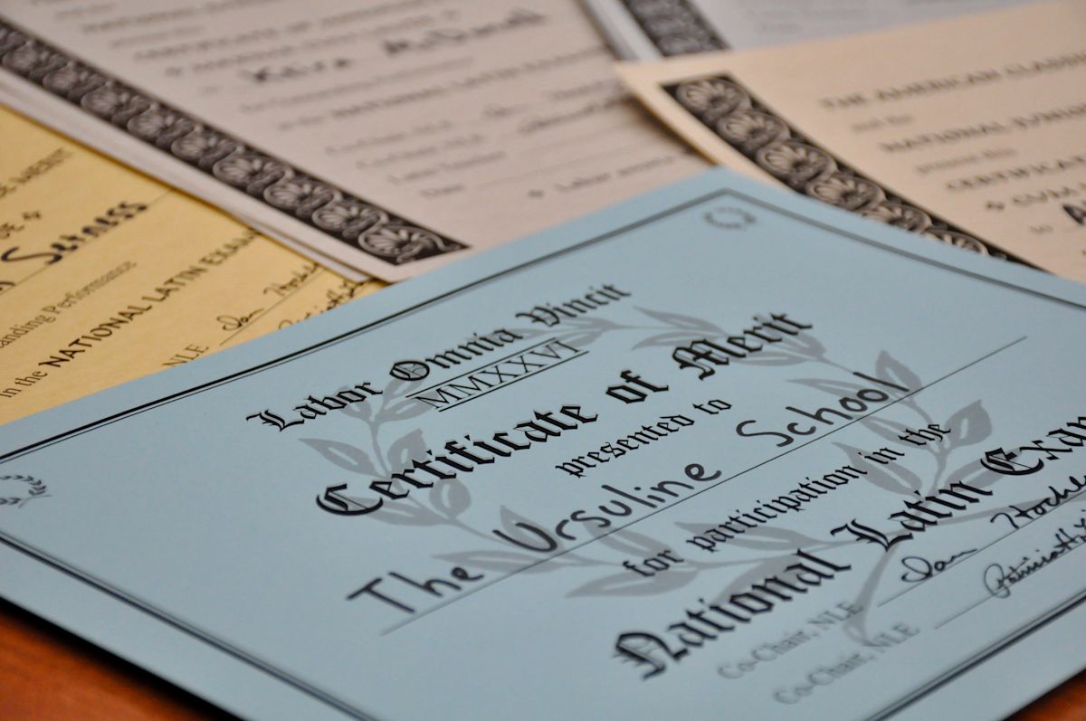 Ursuline earns highest national recognition as Latin students achieve ...