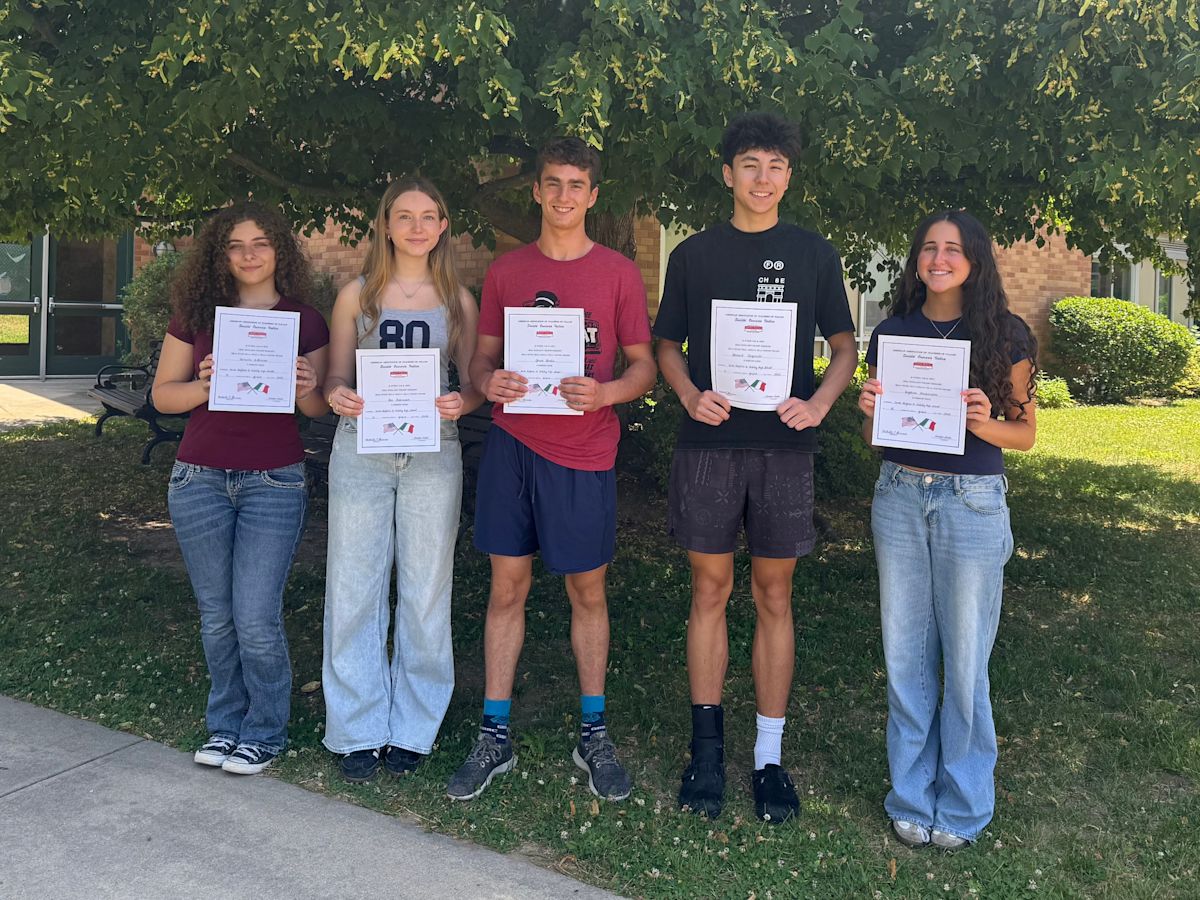 2026 Italian Honor Society Inductees | Article