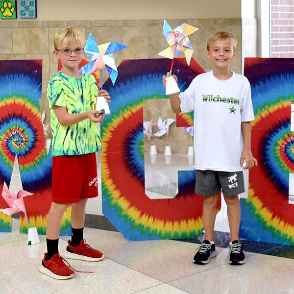 Students Design and Spin Pinwheels for Peace | Featured News