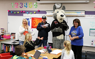 Bluejacket-Flint Teacher Surprised as Teacher of the Month by 106.5 The ...