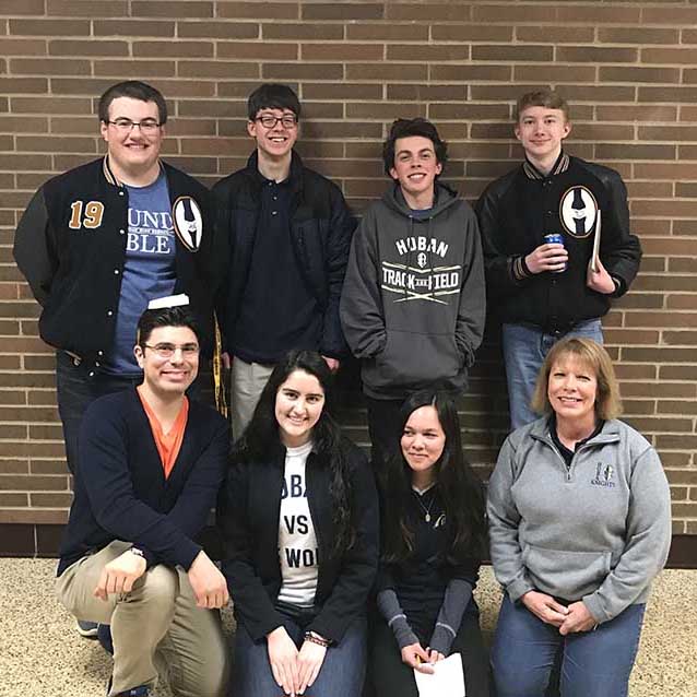 Academic team advances to state level competition | News Details
