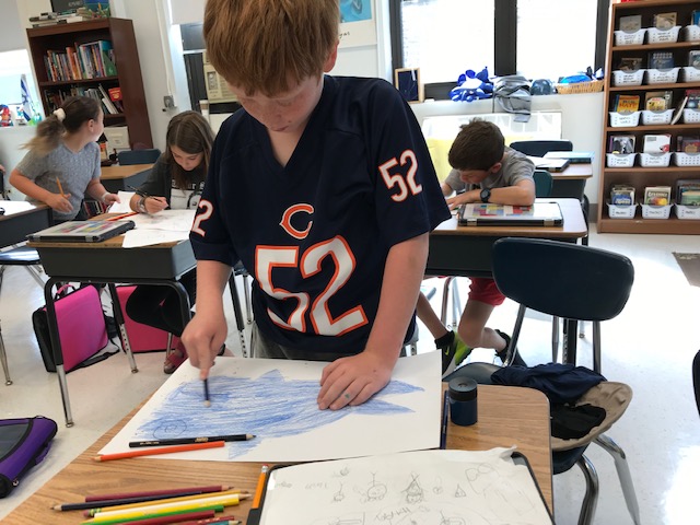 Fifth Graders Create Identity Maps with Original Designs | Full Article ...