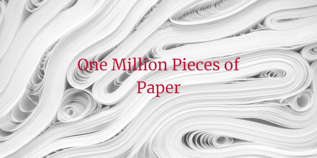 One million pieces of paper | LEH Blog - Read more
