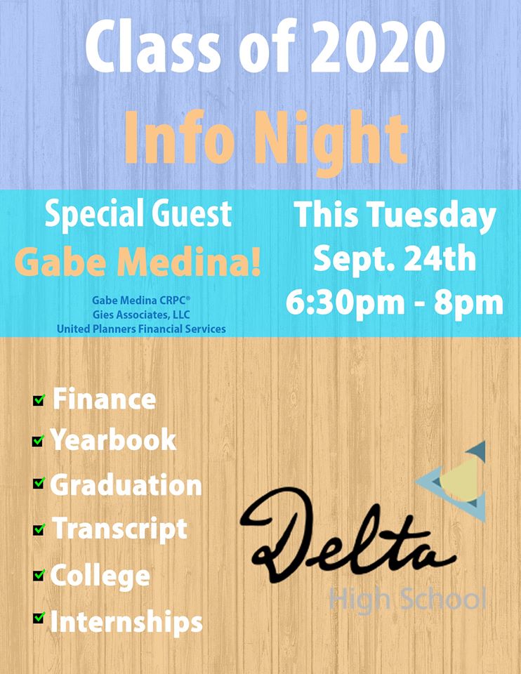 Senior Parent Information Night For The Class Of 2020 | News Details