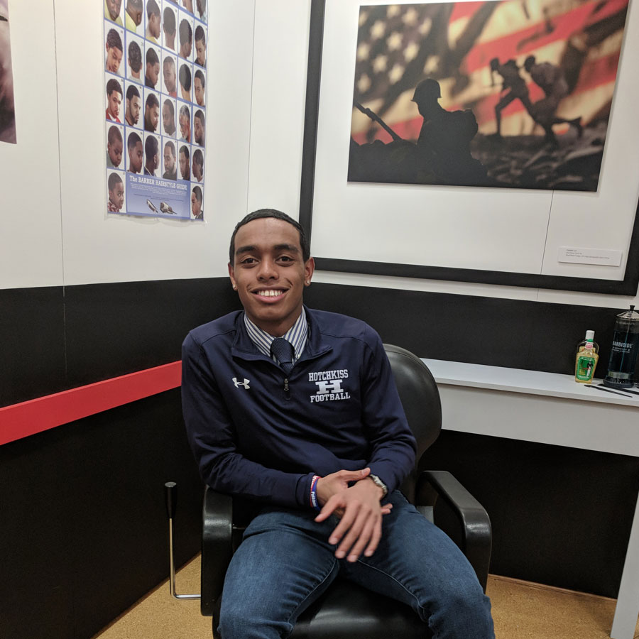 Isaac Alicea ‘20 Transforms Main Hallway with Barbershop Installation ...