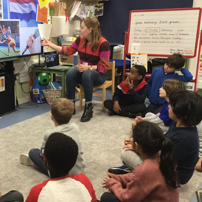 Grade 1 welcomes Miss Margot! | News Post