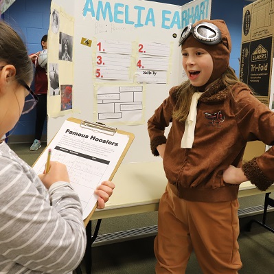 Historical Hoosiers come to life at Wea Ridge Elementary | TSC Posts