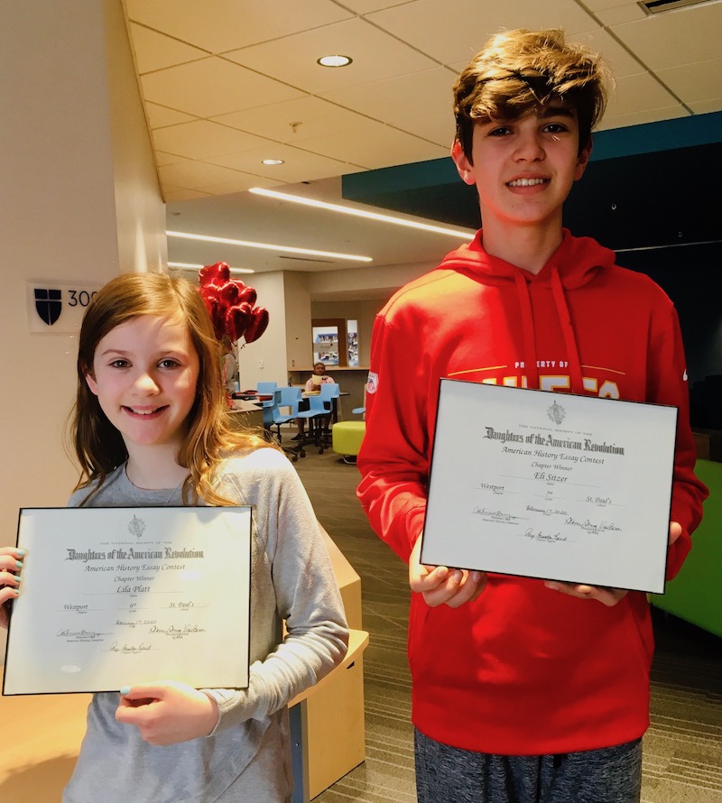Two Students Win Local Essay Contest | Details