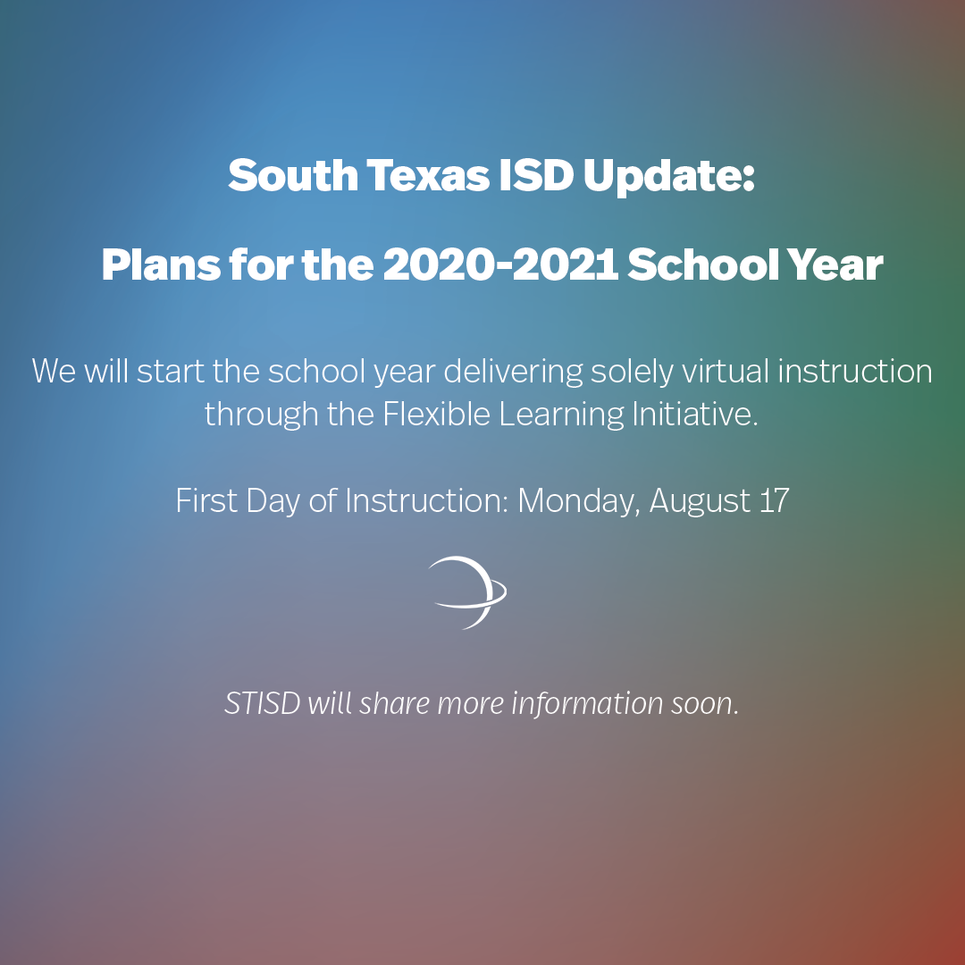 Superintendent s Message 2020 2021 School Year Will Begin Virtually On