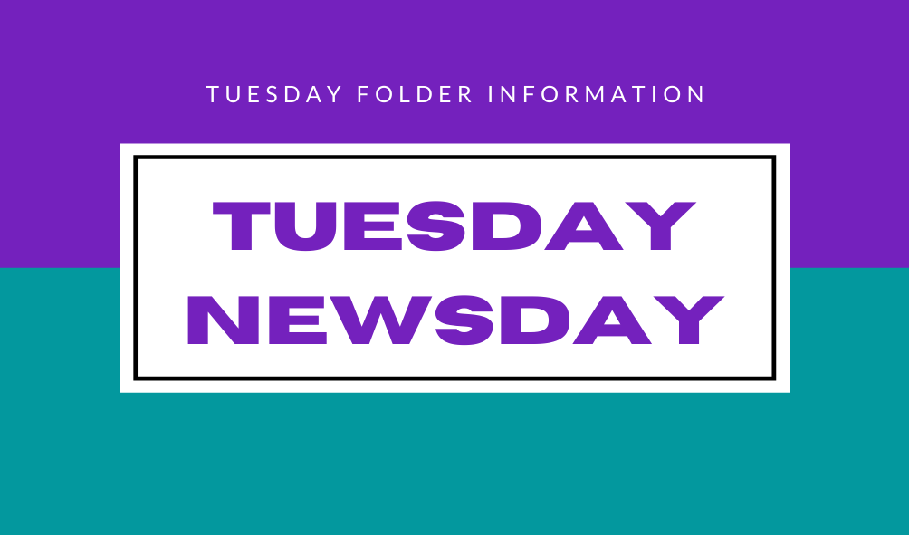 Tuesday Newsday-Oct. 15 | Post Details Page - Rainwater Elementary