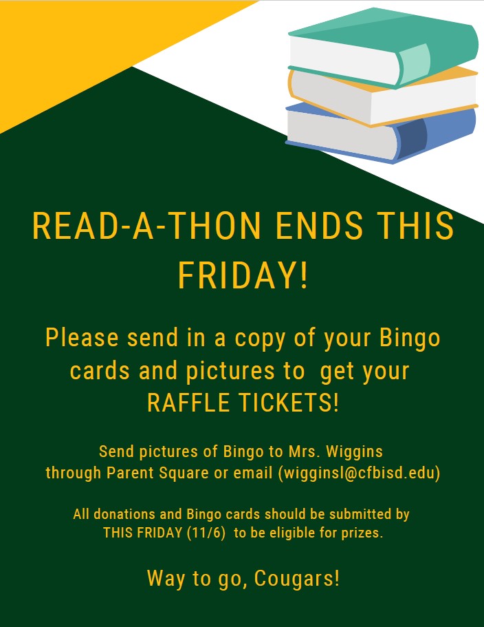 Read-A-Ton Ends Friday! | Post Details Page - Thompson Elementary