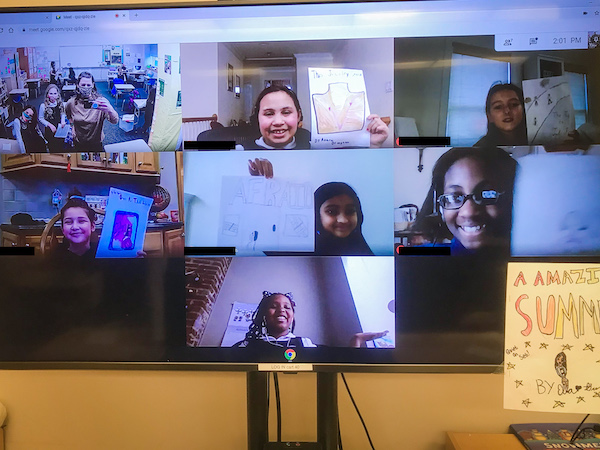 Fourth grade teacher Jill Hunt shares experience with virtual writing ...