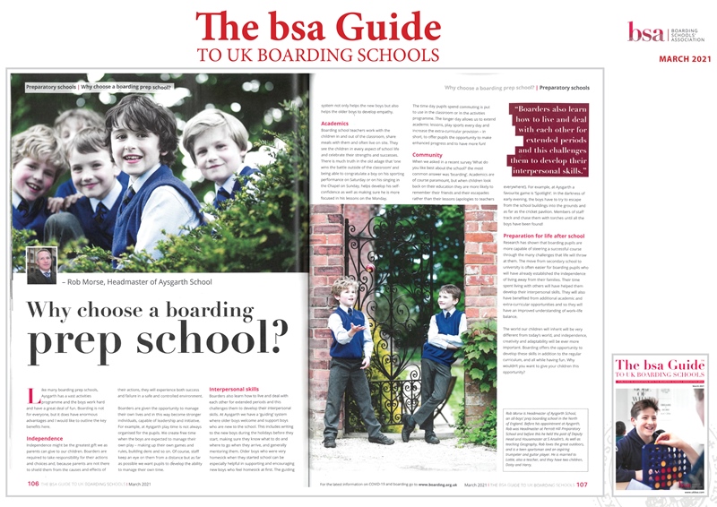 The BSA Guide to UK Boarding Schools | Media Article