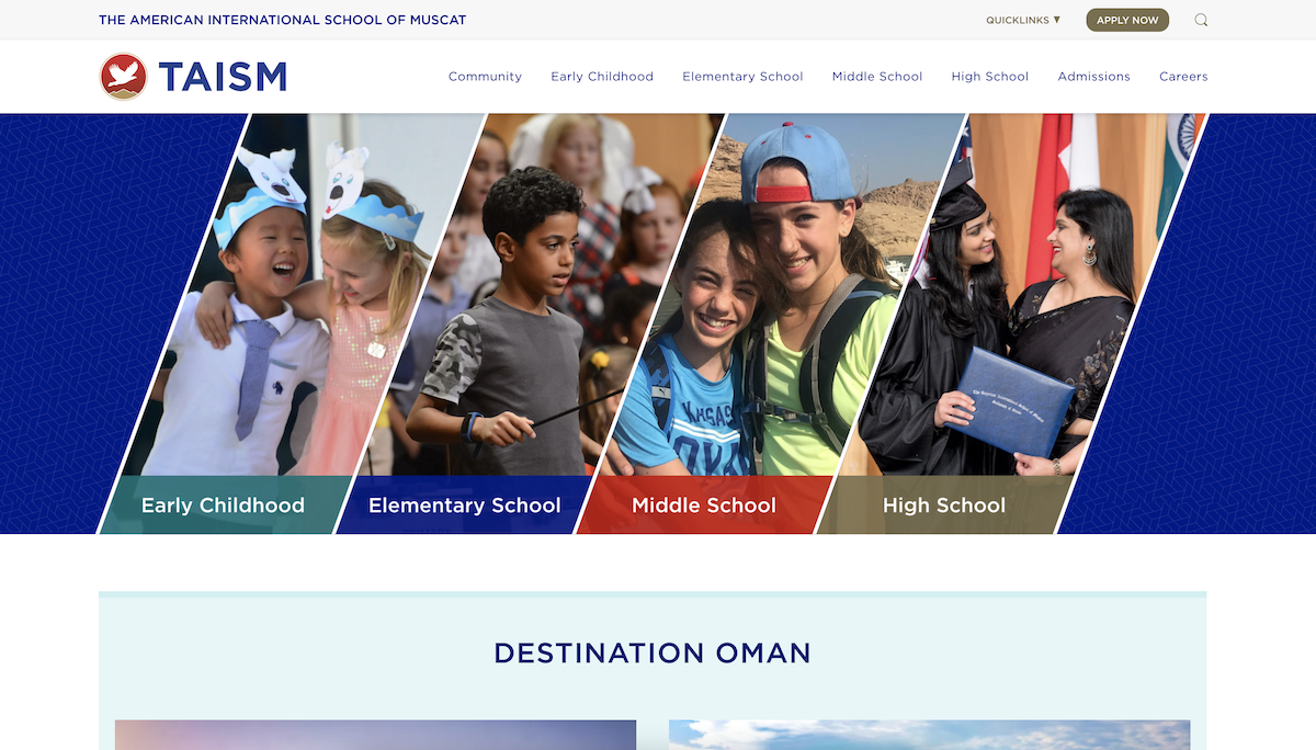 Welcome to The American International School of Muscat
