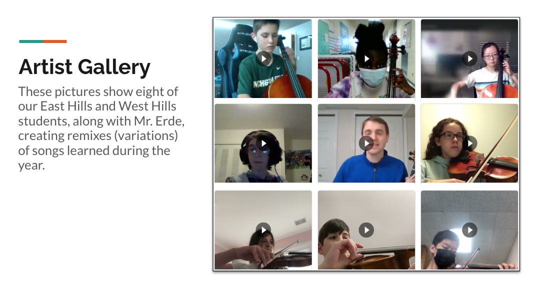 Middle School Orchestra Students Create Their Own Remix! | News Posts page