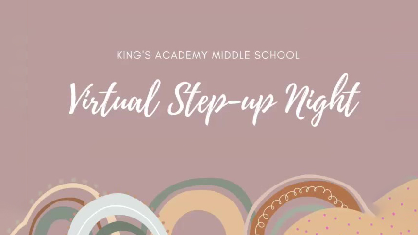 Grade 8 celebrates at Virtual Step-Up Night | School News - King's Academy