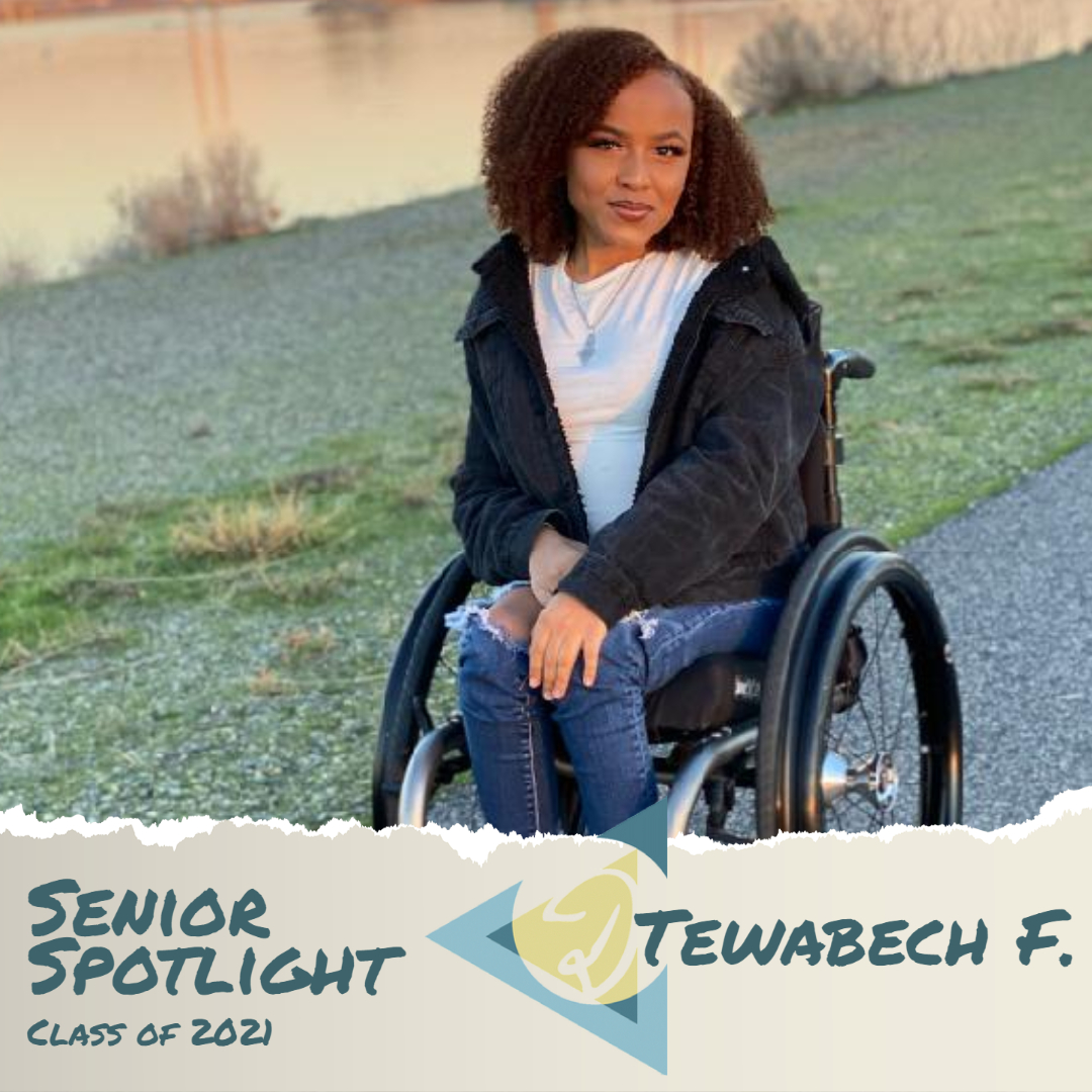 Senior Spotlight! Tewabech F. | News Details