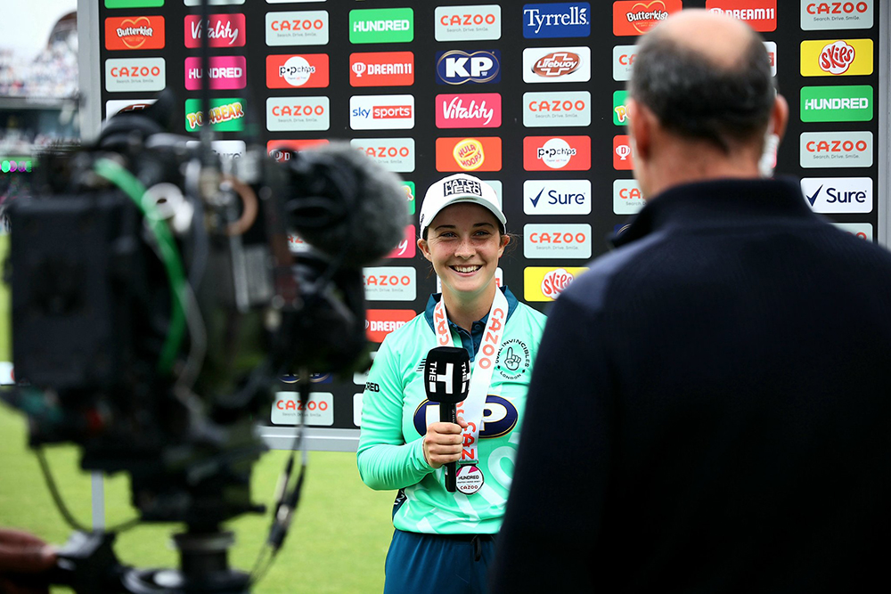 Alice Capsey Makes Her Mark on The Hundred | Bede's News story