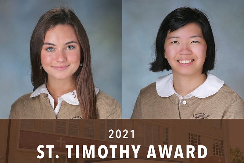 St. Timothy Award Recipients 2021 | News Post General - Mount Carmel ...