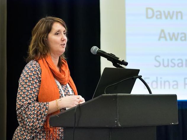 Brott receives professional leadership award | News Story