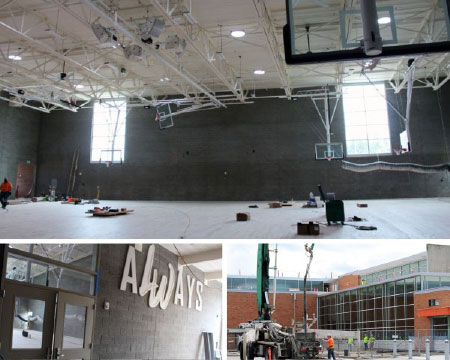 LWHS auxiliary gym will provide more PE space next year | News Details