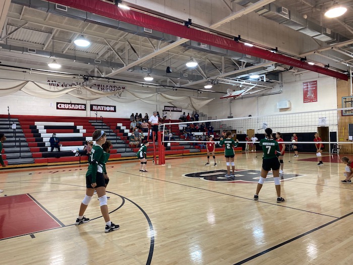 Middle School volleyball team earns first win of the season | News