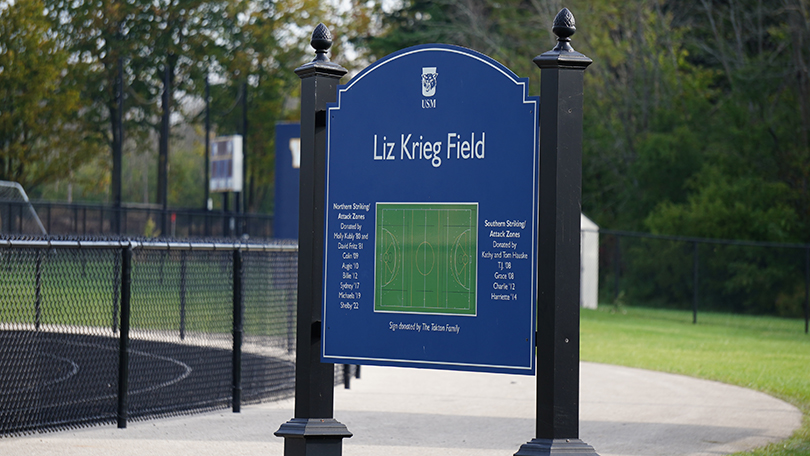 Liz Krieg Field Rededication | USM News