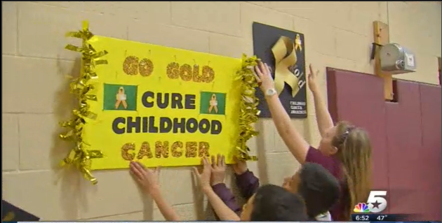 ILTexas Fourth Graders ‘Go Gold' - Children Cancer Awareness | News