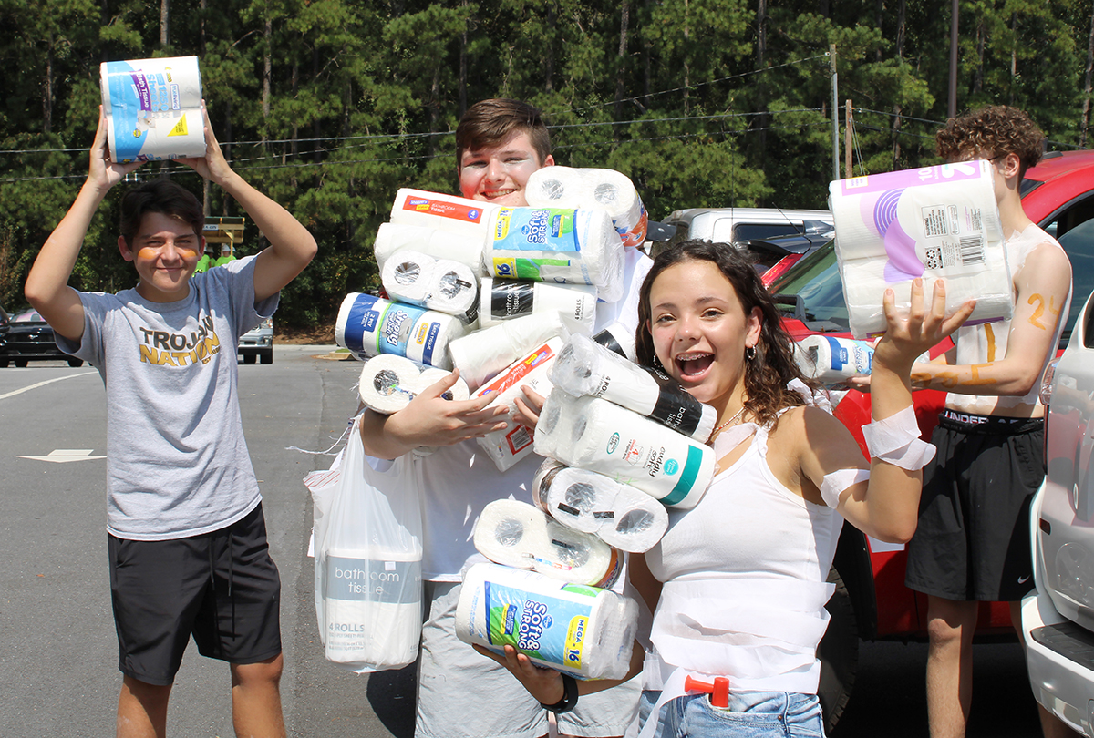 Gold and Black Give Back campaign nets $20,000 in personal hygiene ...